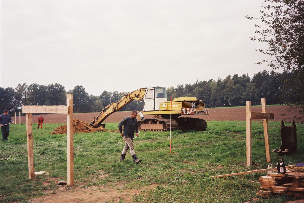 Bilder von den Bauarbeiten | Schlepper- und Motorenfreunde Windmais