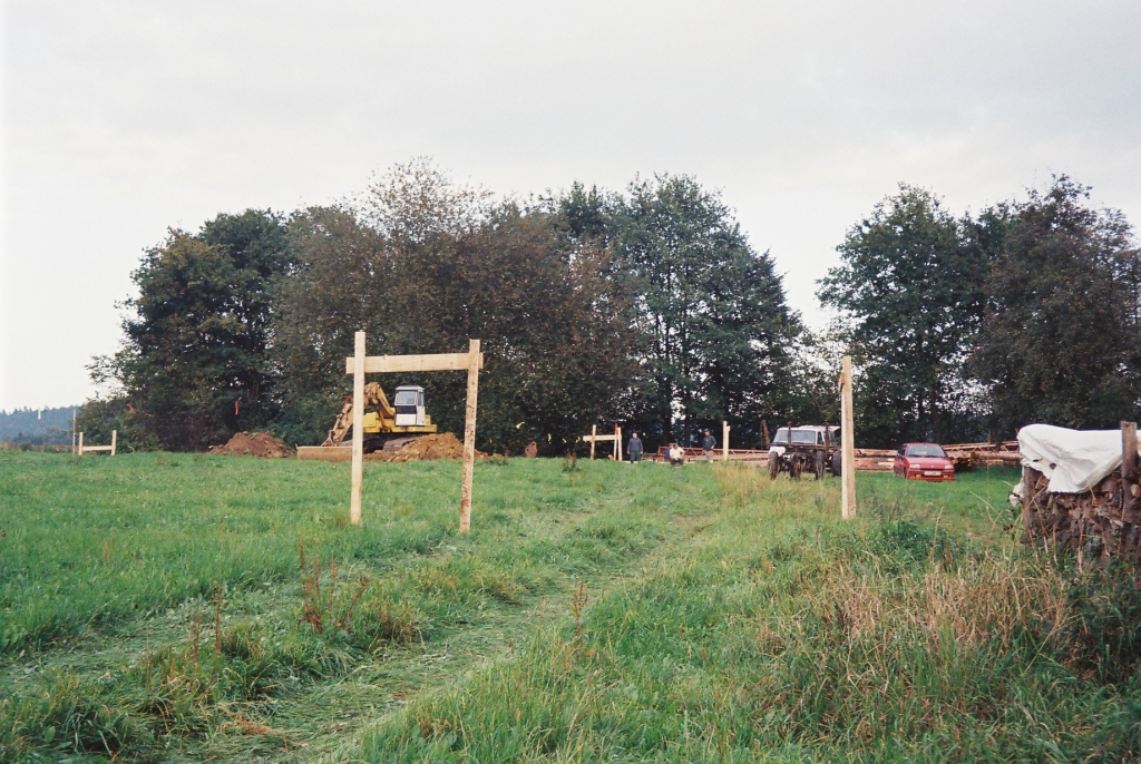 Bilder von den Bauarbeiten | Schlepper- und Motorenfreunde Windmais